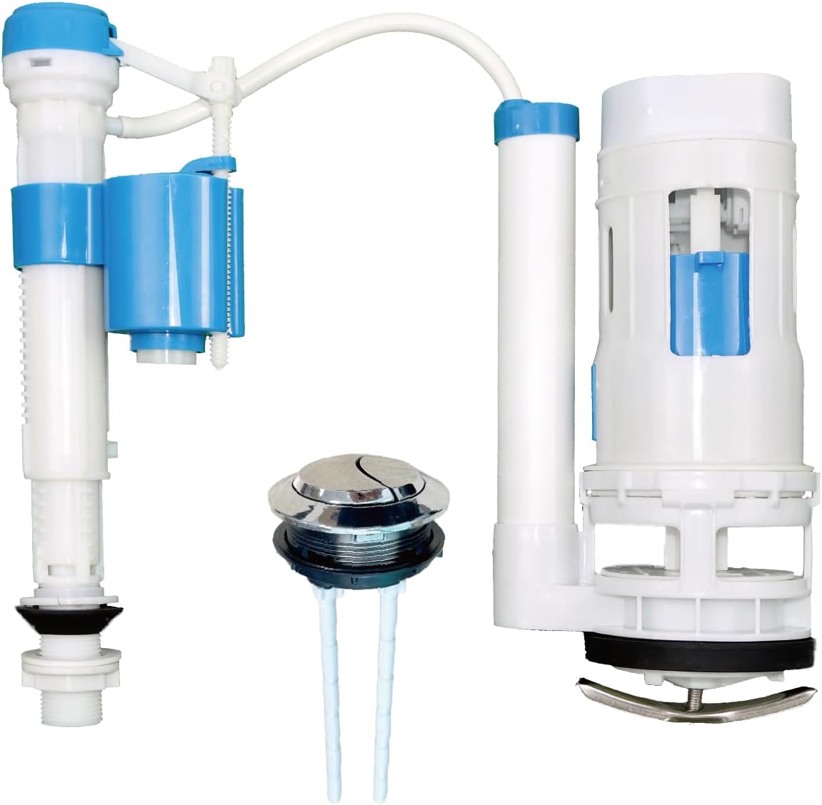 3 INCH DUAL FLUSH VALVE COMPLETE CONVERSION KIT W/HANDLE & OVERFLOW ...