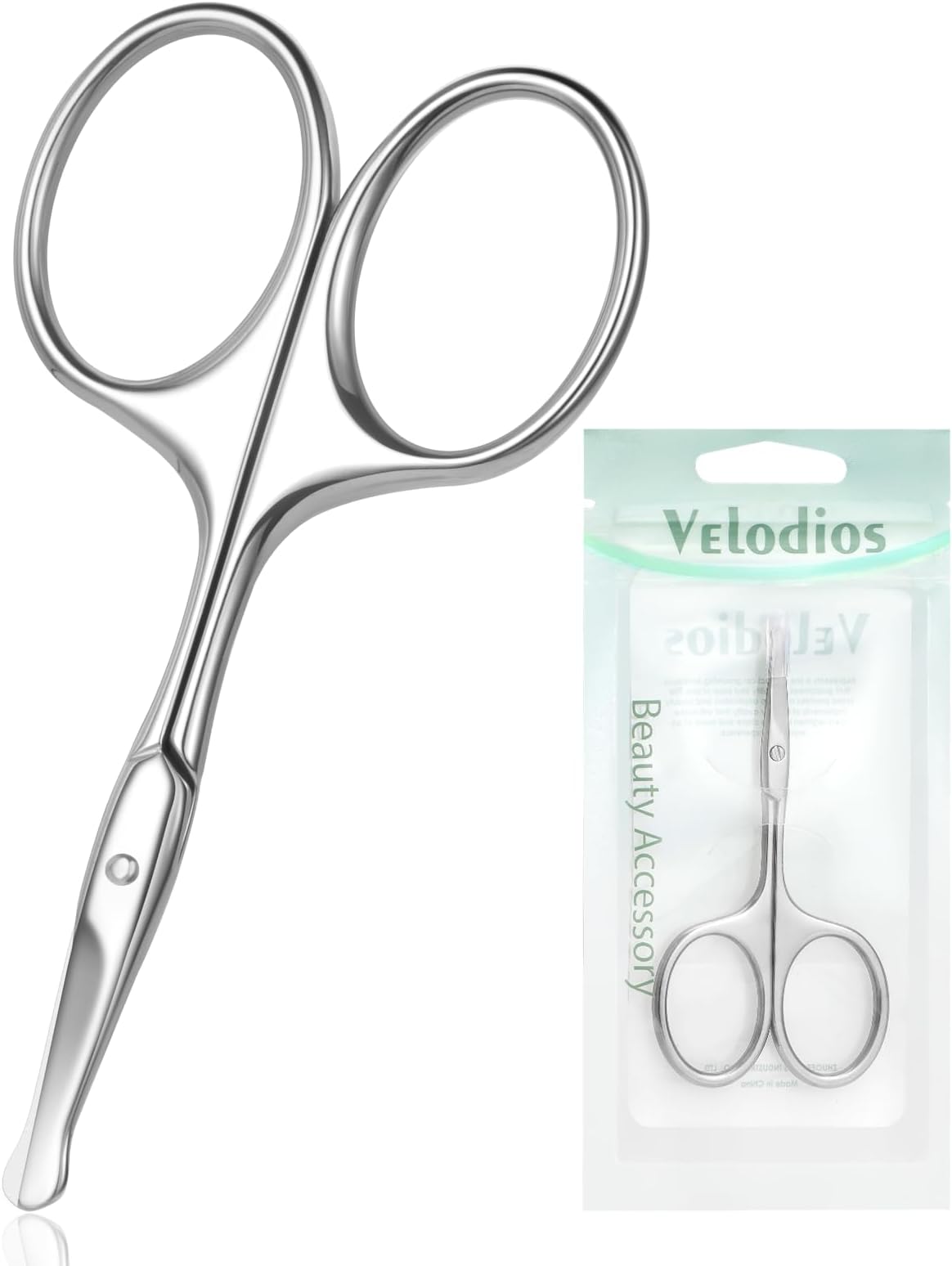 Amazon.com: Velodios Nose Hair Scissors, Small Safety Facial Hair ...