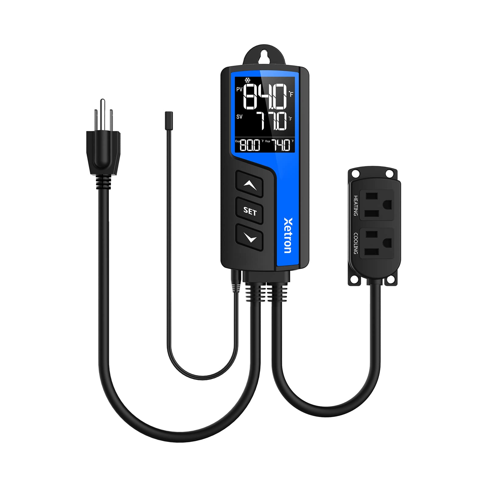 Buy Xetron Temperature Controller Digital Thermostat Temperature Controlled Outlet With Sensor