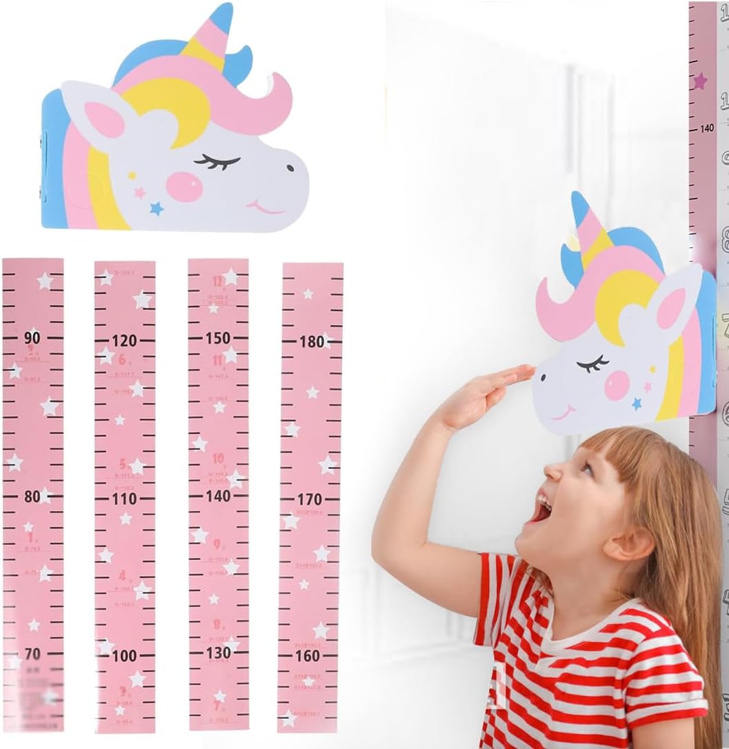 CPJJ Baby Growth Chart, Handing Ruler Wall Decor for Kids, Measuring ...