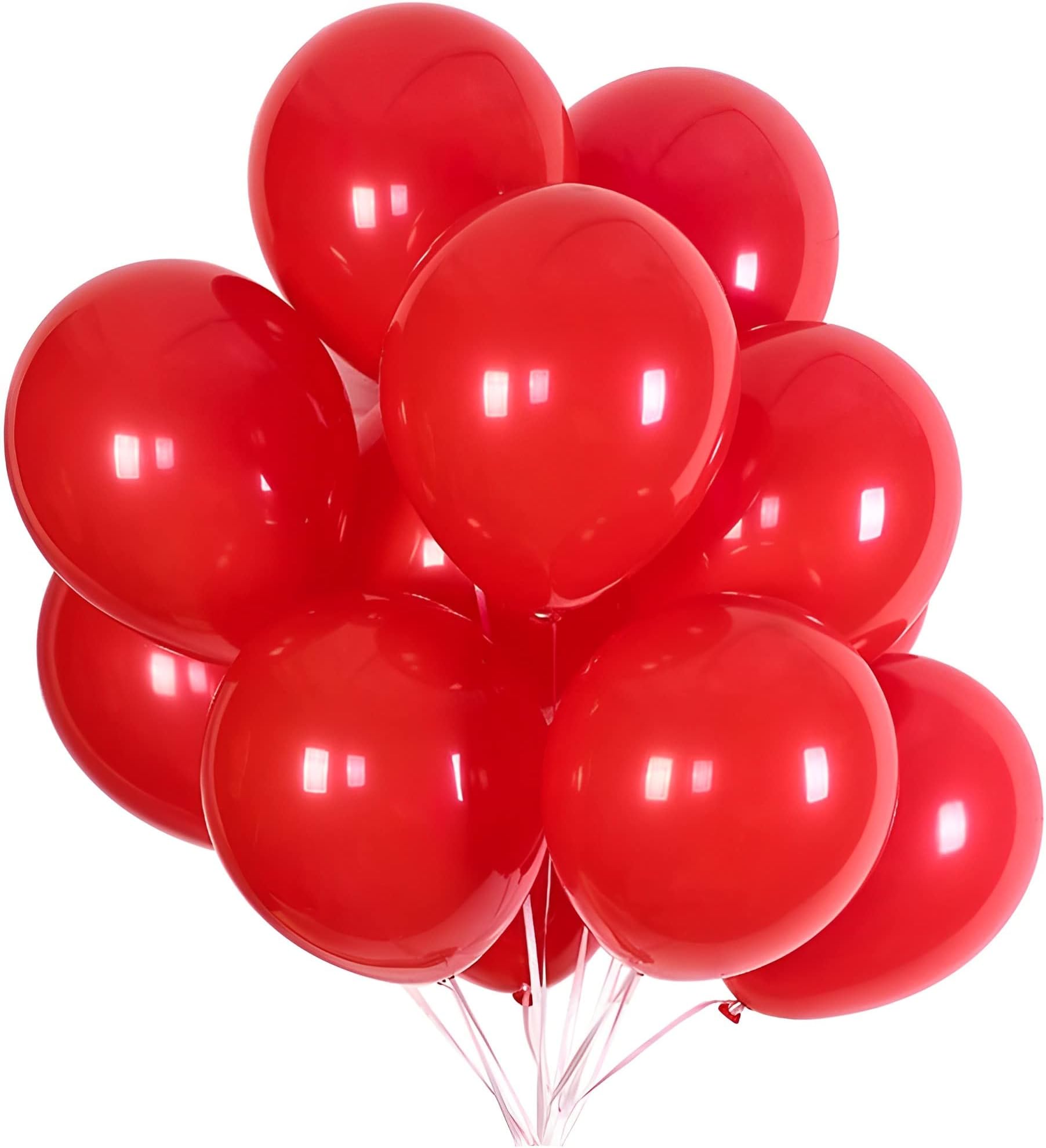 Propsicle Red Hd Metallic Balloons Pack Red Theme Kids Birthday Party ...