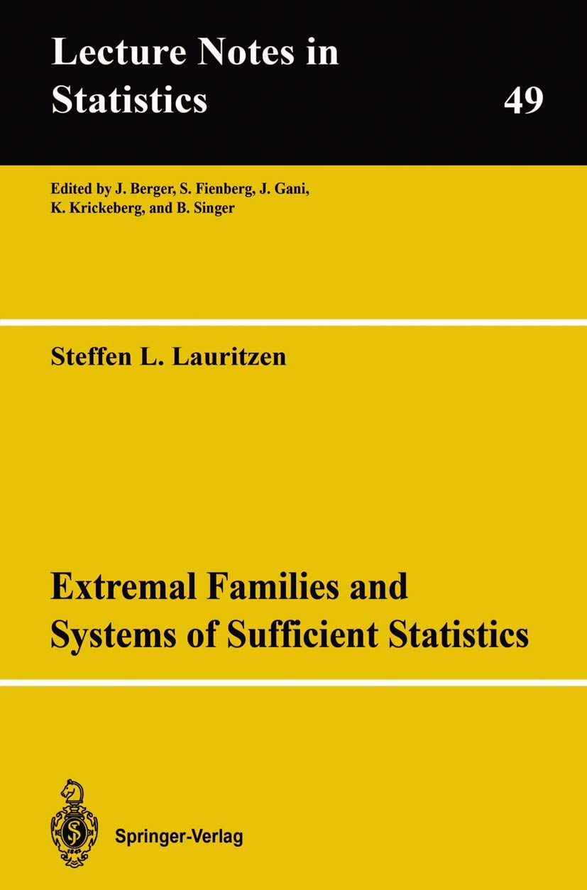 Amazon.com: Extremal Families and Systems of Sufficient Statistics ...