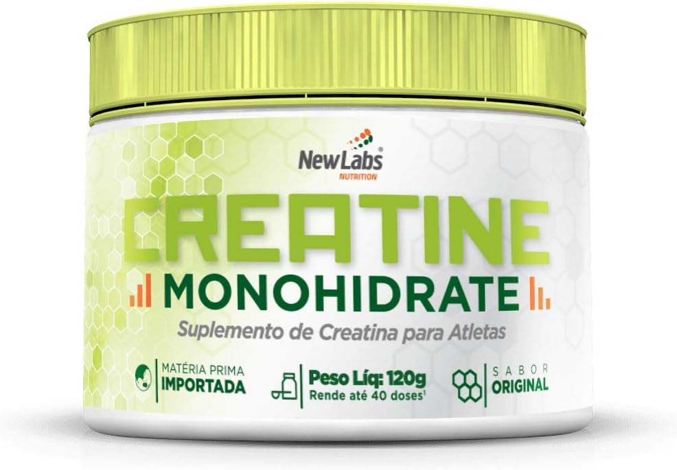Creatina Monohidrate, Pote 120g, New Labs Vita | Amazon.com.br
