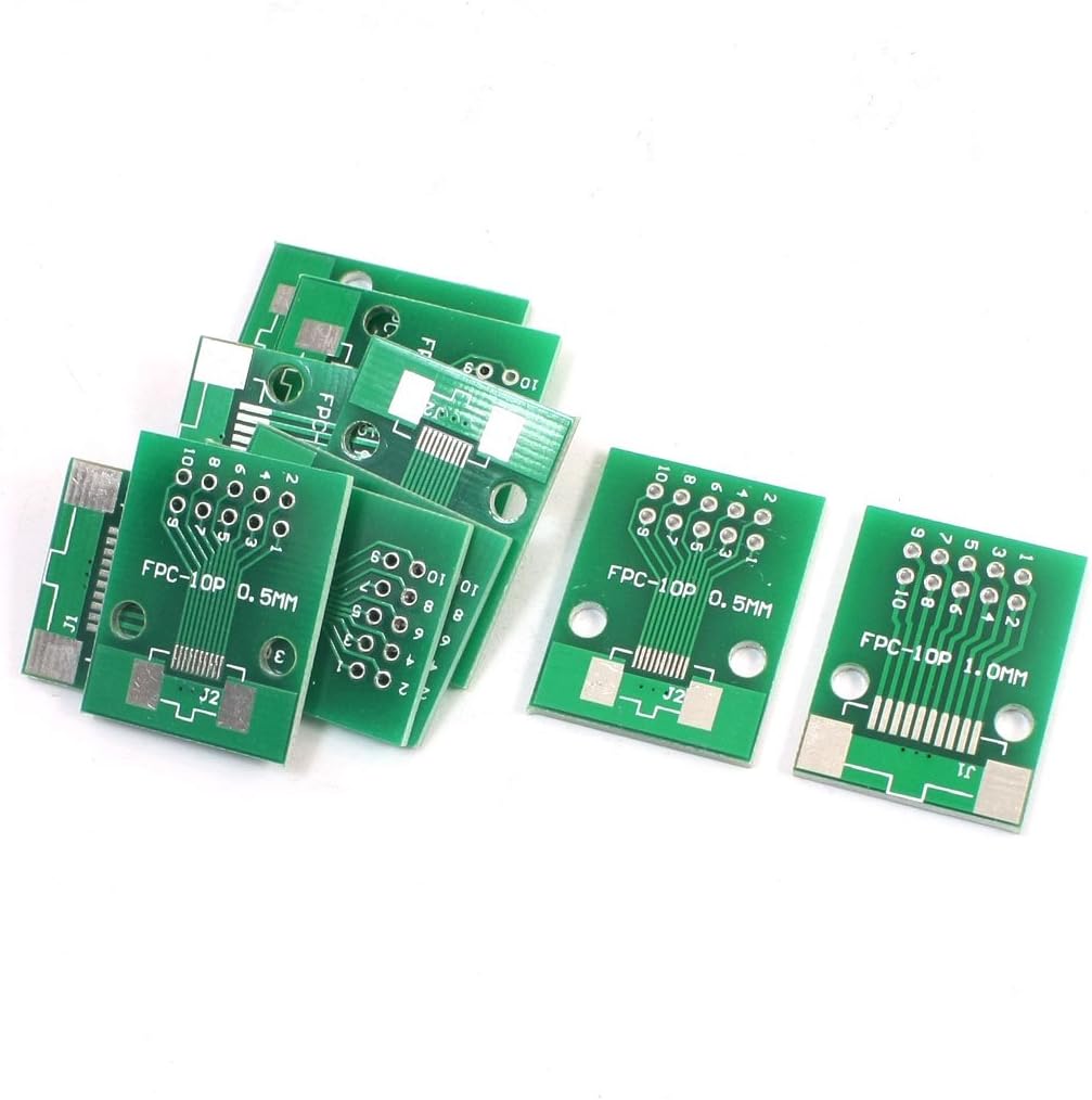 Amazon.com: Aexit 10 PCS Prototyping Boards SMD FPC-10P to DIP10 Dual ...