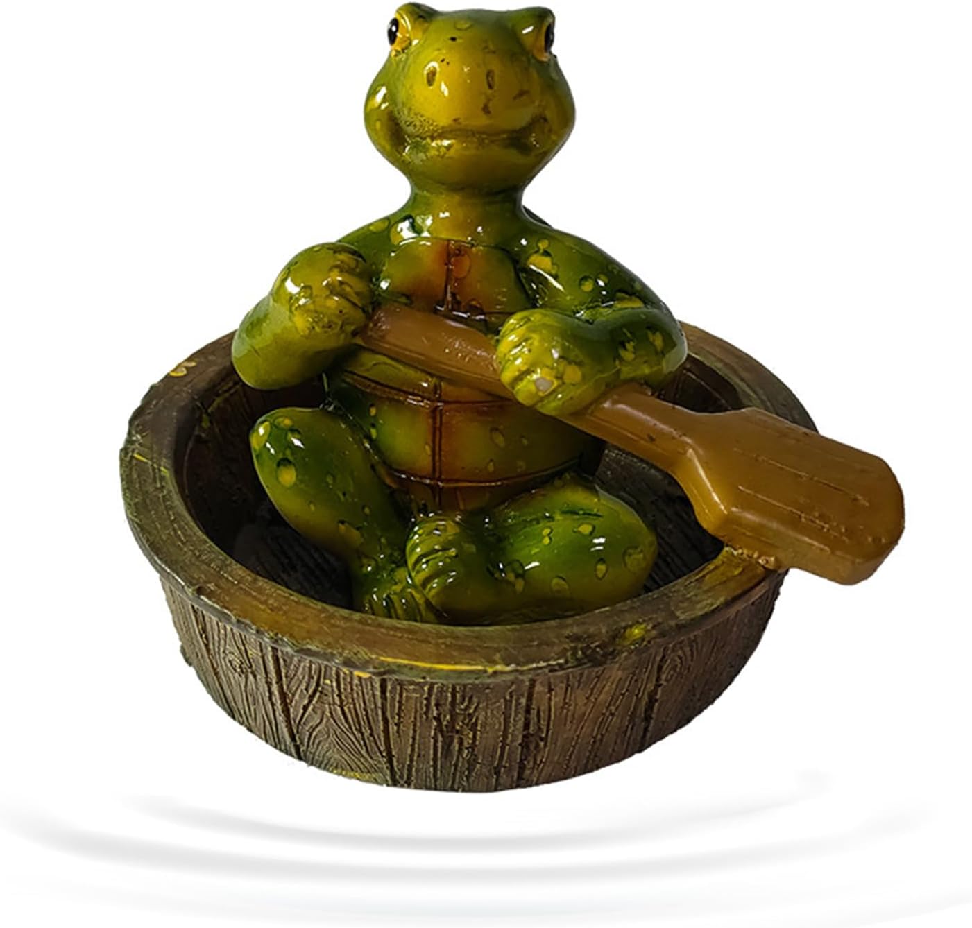 Amazon.com: Suiuyum Floating Frog Statue Resin Ponds Frog Ornament ...