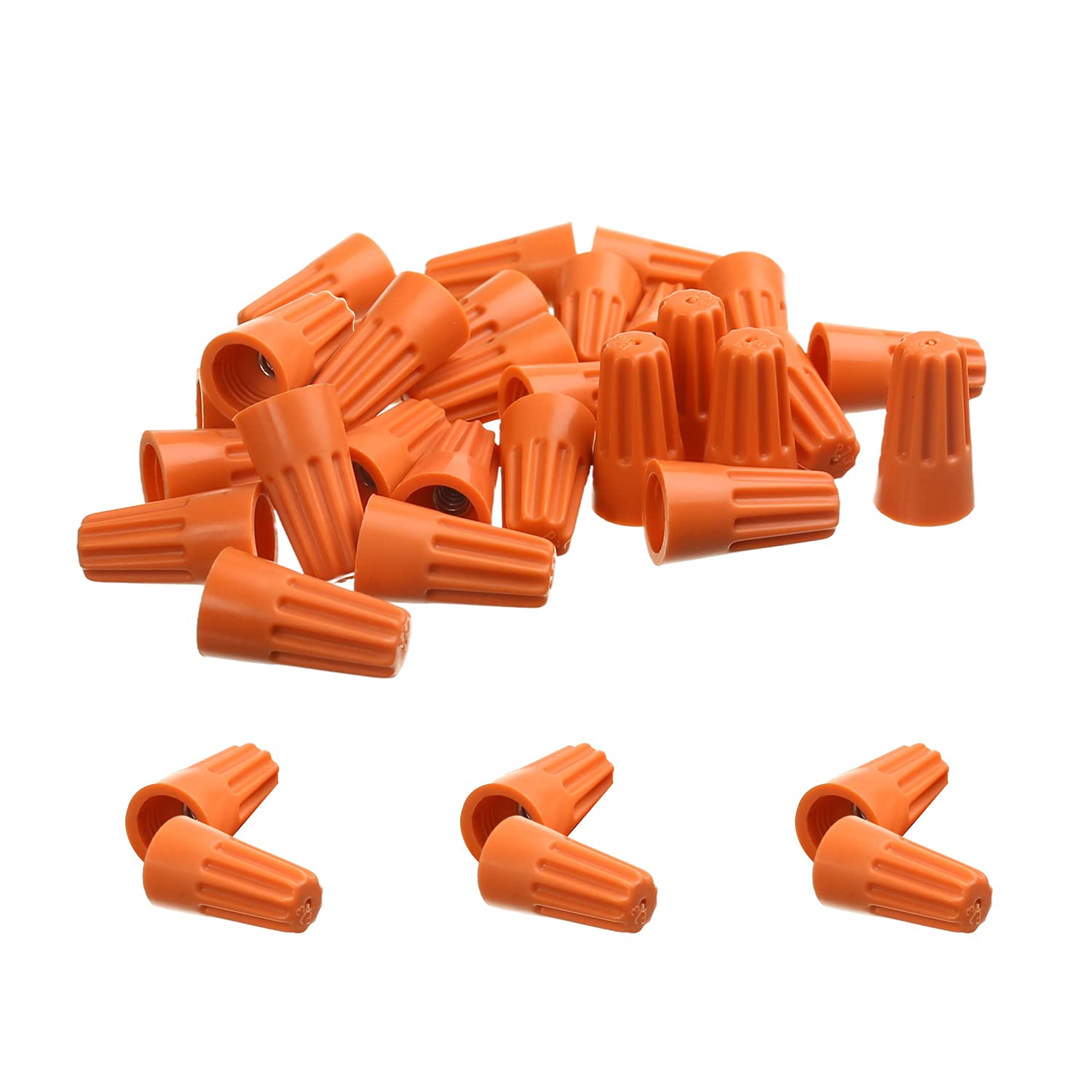 Fielect 100Pcs Electrical Wire Connectors Nut Screw Terminals Wire Nuts fielect-100pcs-electrical-wire-connectors-nut-screw-terminals-wire-nuts