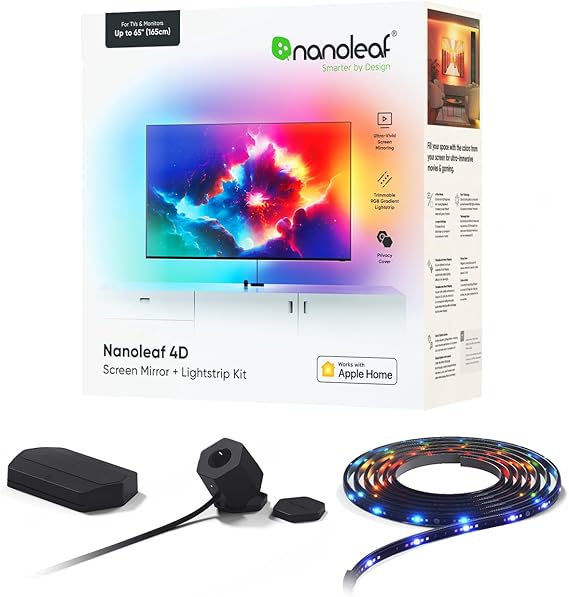 Nanoleaf 4D - Immersive TV Backlight with Smart Lighting Control