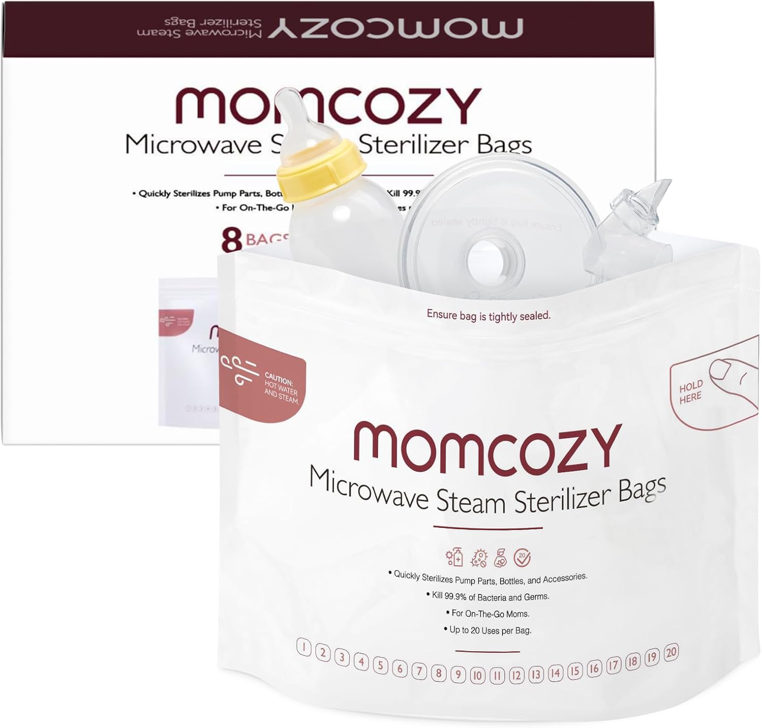 Amazon.com: Momcozy Steam Bags, 2Pcs : Baby