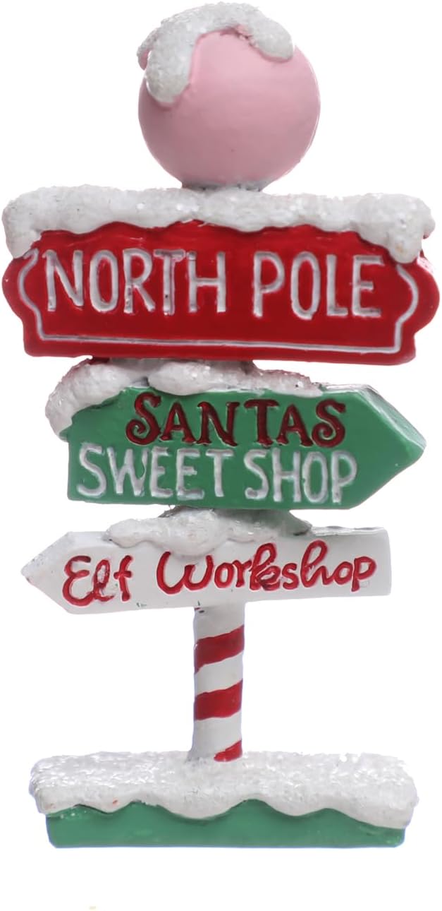 Amazon.com: Mini North Pole Sign Post by Ashland® - Christmas and ...