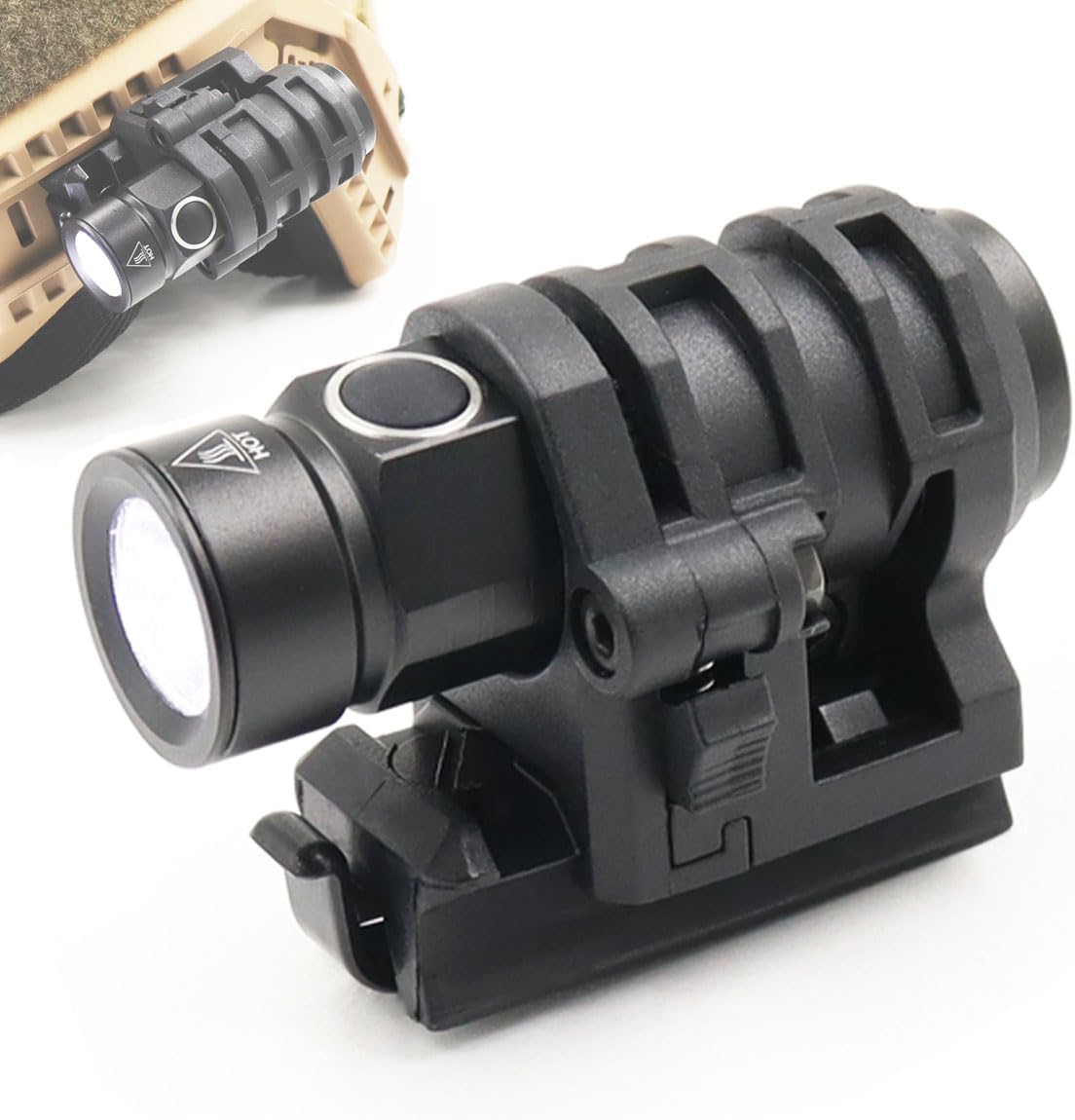 Amazon.com: LThyzszb Tactical Helmet ARC Rail Light LED Mini Military ...