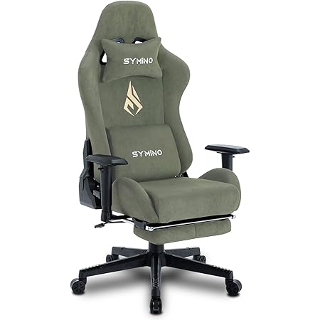 symino Chaise Gaming en Alcantara Respirable Chaise de Bureau ...