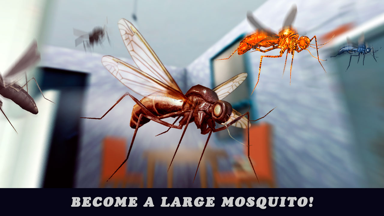 Mosquito Flying House Insect Bug Life Simulator: Blood-Sucking Little ...