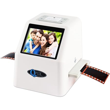 QPIX High Resolution Portable Film Scanner 22MP/14MP Scans Slides and ...
