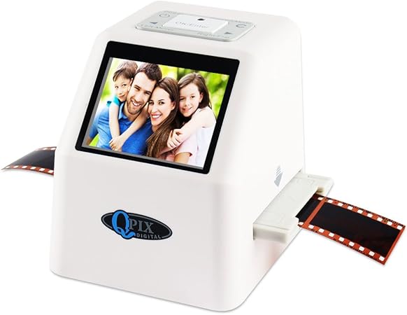 QPIX High Resolution Portable Film Scanner 22MP/14MP Scans Slides and ...
