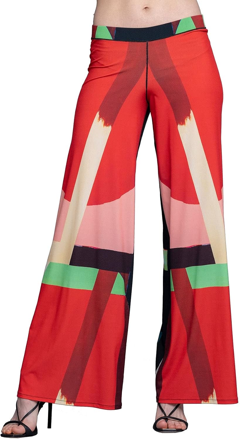 Eva Varro Wide Leg Pants -Ferentz XL at Amazon Women’s Clothing store