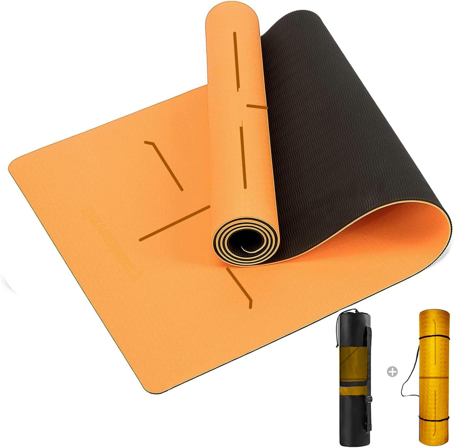 HJB VISSO Yoga Mat, Non Slip Pilates Fitness Exercise Mat with ...