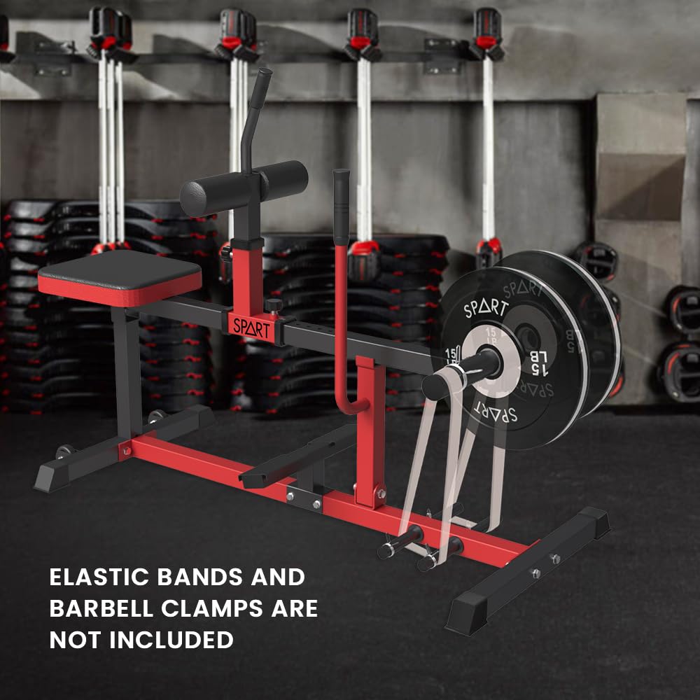 SPART Adjustable Seated Calf Raise Machine, 600LBS Leg Strength ...