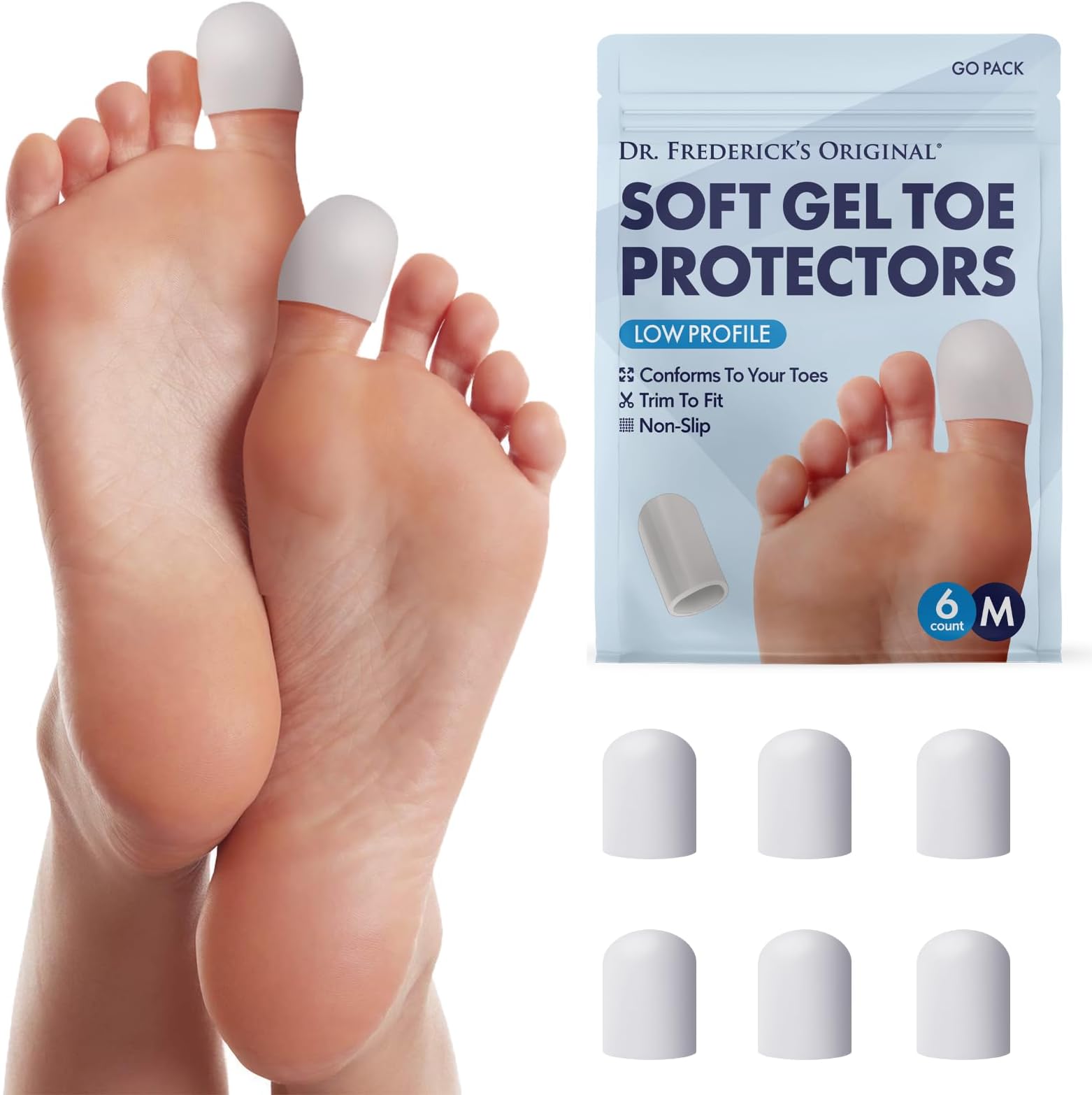 Amazon.com: Hoogoo Big Toe Cap, 10 Pcs Breathable Toe Protector Toe ...