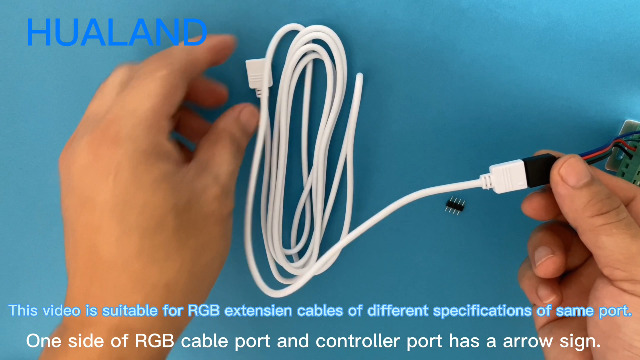 Watch 4 Pin RGB LED Strip Extension Cable LED Strip Connector on Amazon ...