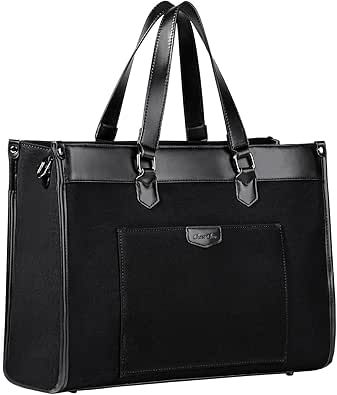 Amazon.com: Chase Chic Laptop Bag for Women, Fashion Canvas Tote Bag ...