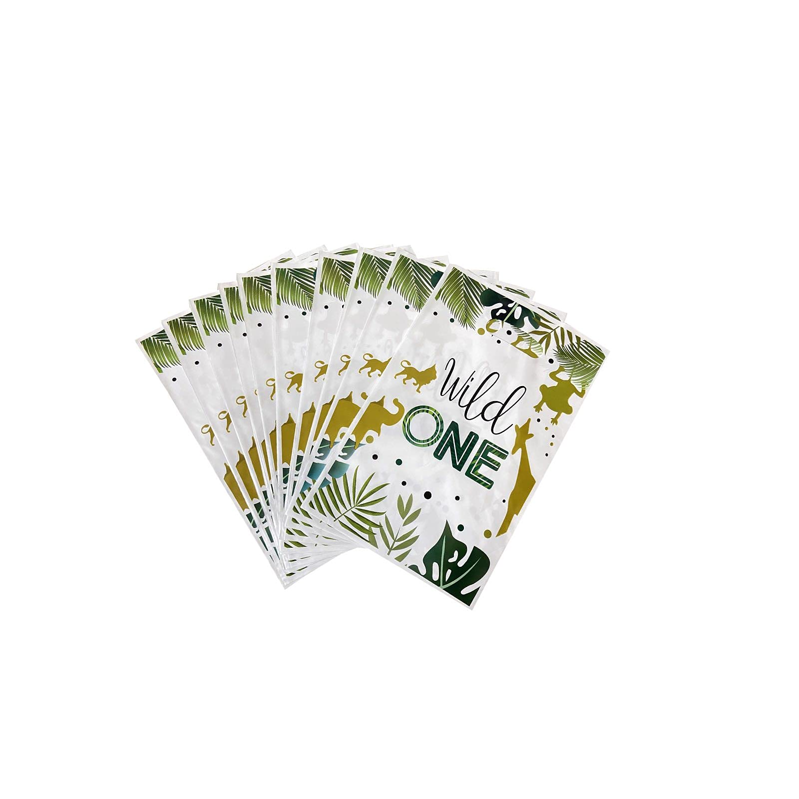 Amazon.com: LYT 30PCS Wild One Gift Bags Jungle Animal Safari Candy ...