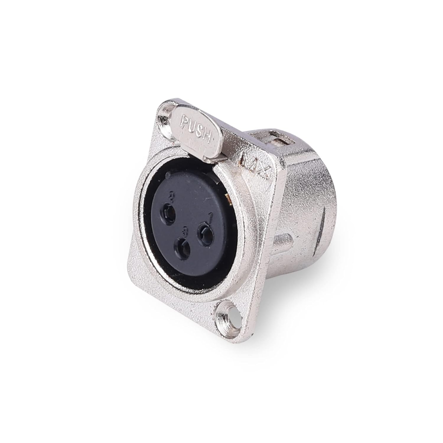 MX 3 Pin Mic Connector XLR Female Panel Mounting Made of Pure Copper ...