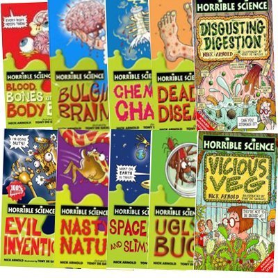 Horrible Science 10 books collection(Vicious Veg, Ugly Bugs, Space ...