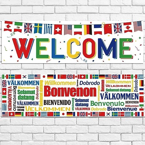 Amazon.com: 80 ft International Flags of the World Banner with 100 ...