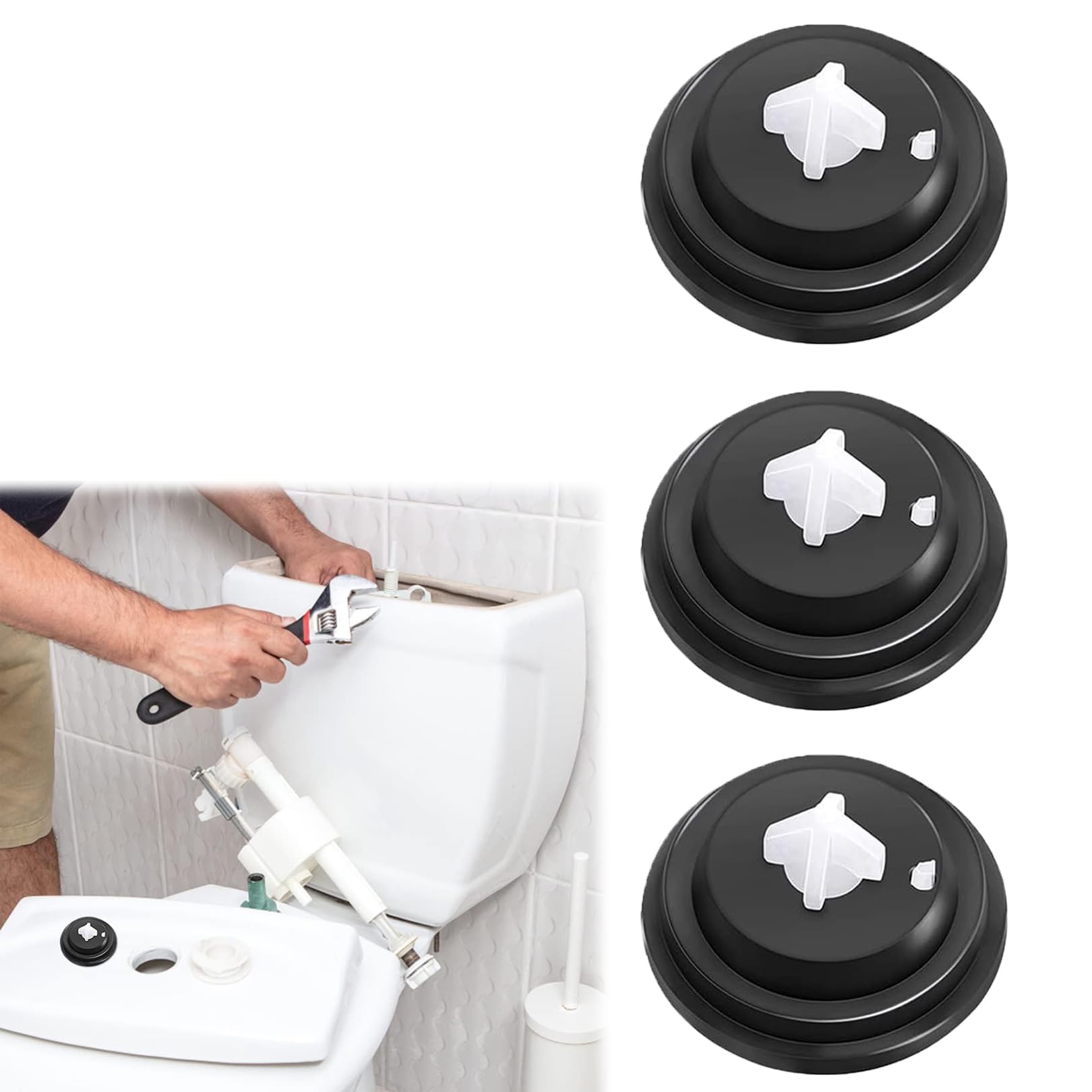 Buy Siamp Diaphragm Washer Toilet Fill Valve - 3 Pcs Siamp Flush Valve ...