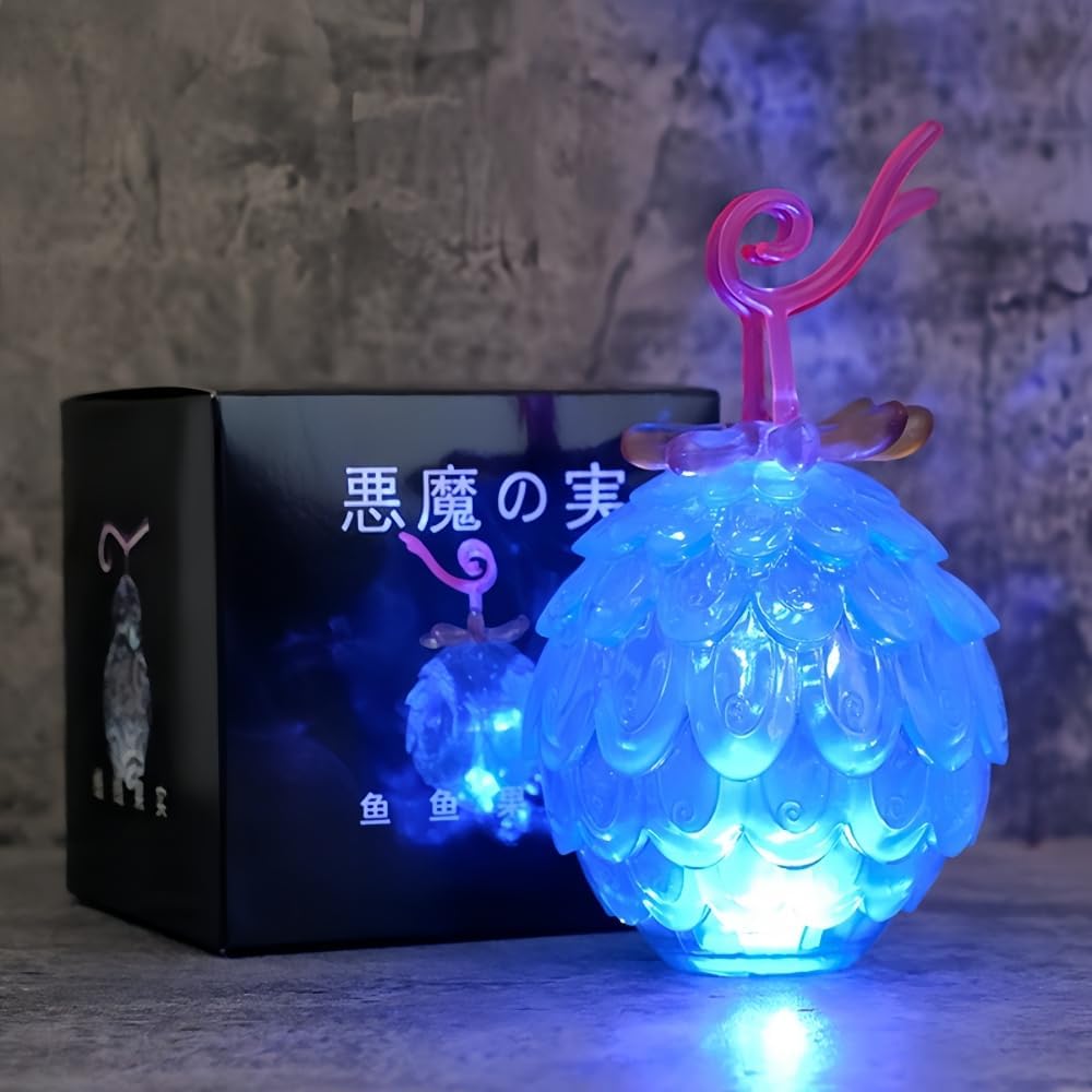 Amazon.com: Klekyes One Piece Devil Fruit Figure with Lights,Anime ...