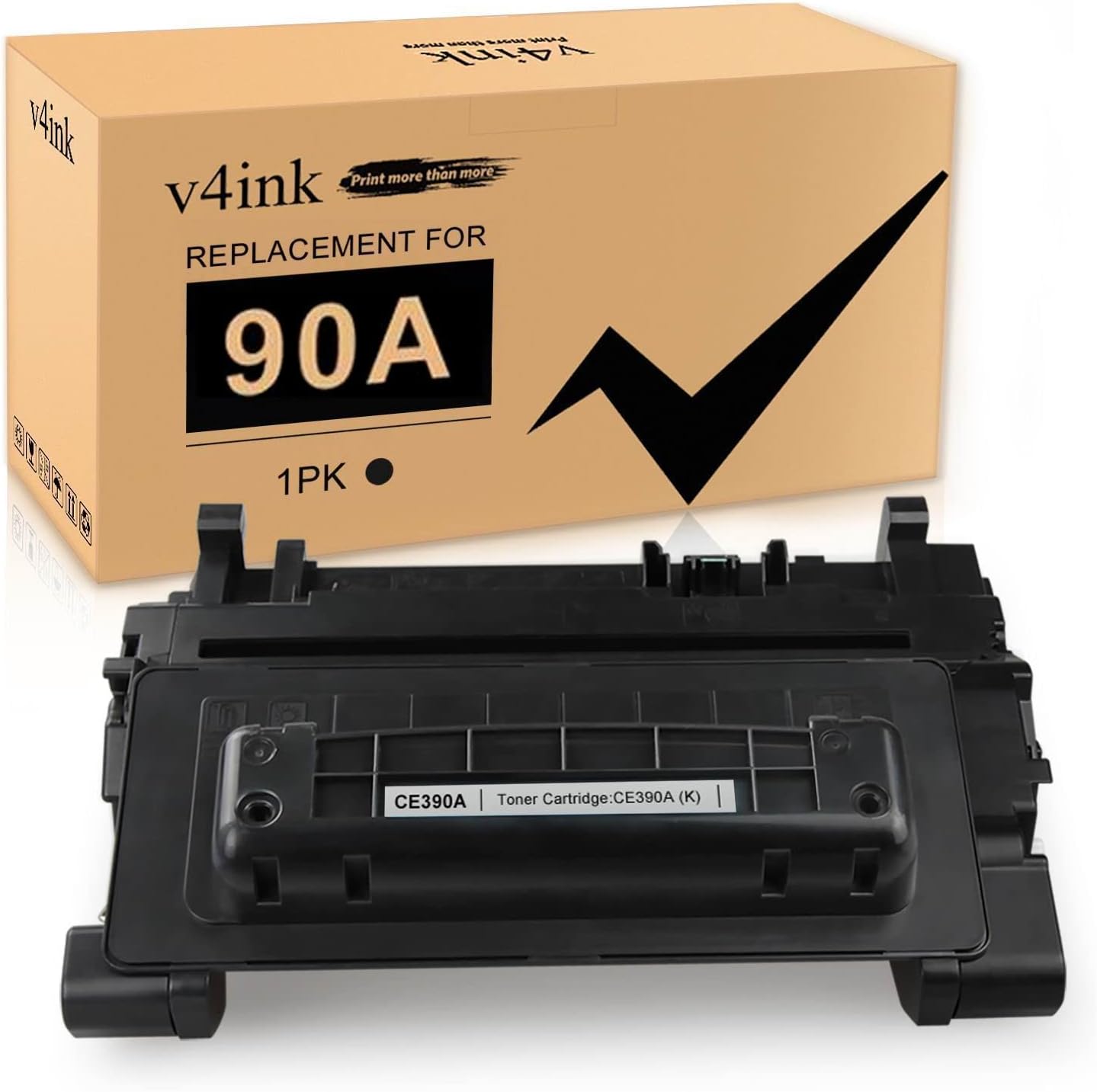 Amazon.com: v4ink Compatible CE390A Toner Cartridge Replacement for HP ...