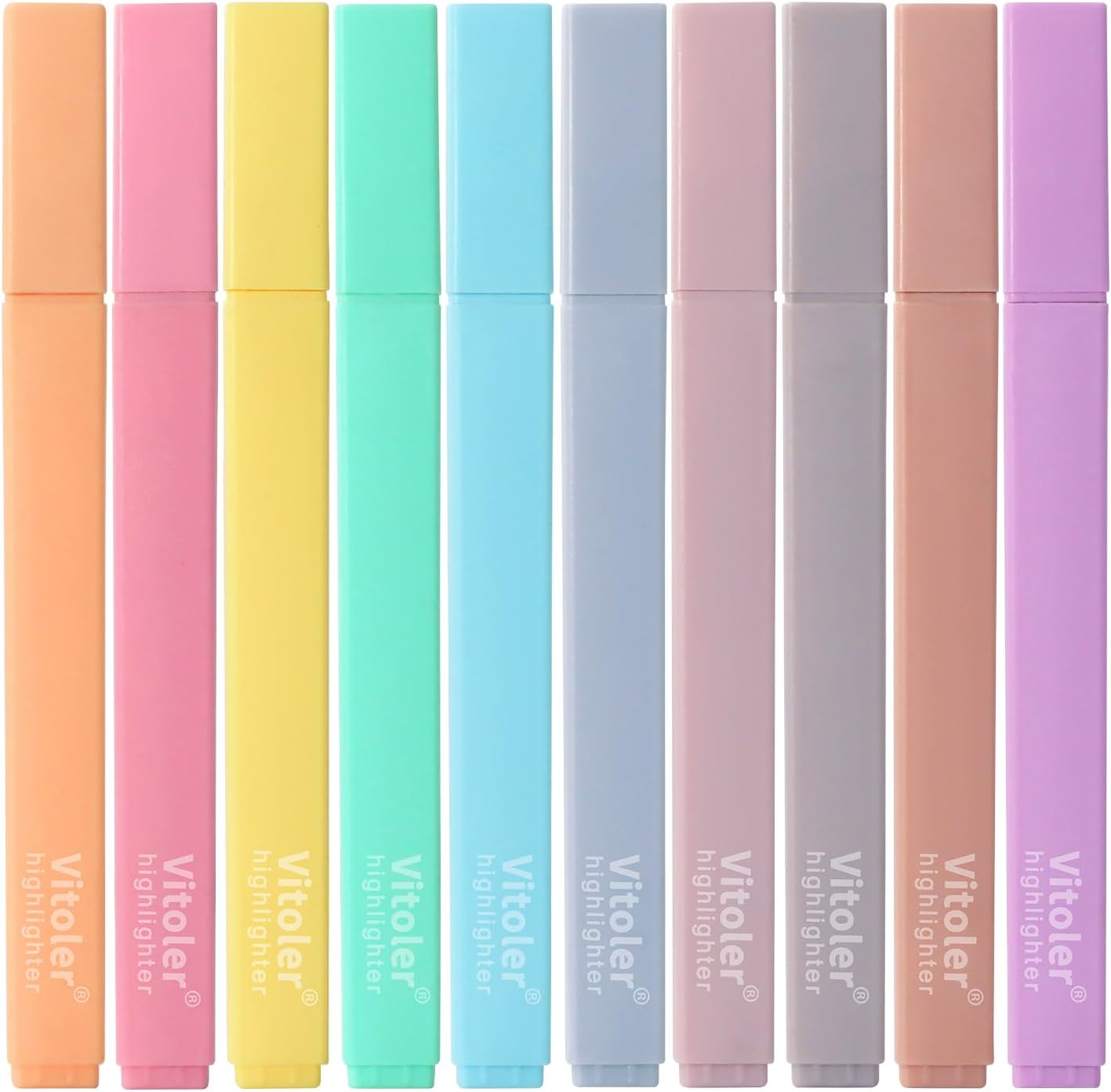 Amazon.com : Piochoo Highlighters,10Pcs Cute Pens,Chisel Tip Bible ...