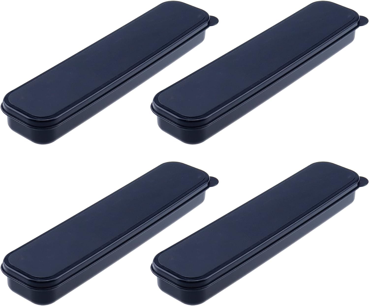 Amazon.com: MY MIRONEY 4PCS Portable Travel Tableware Box Black ...