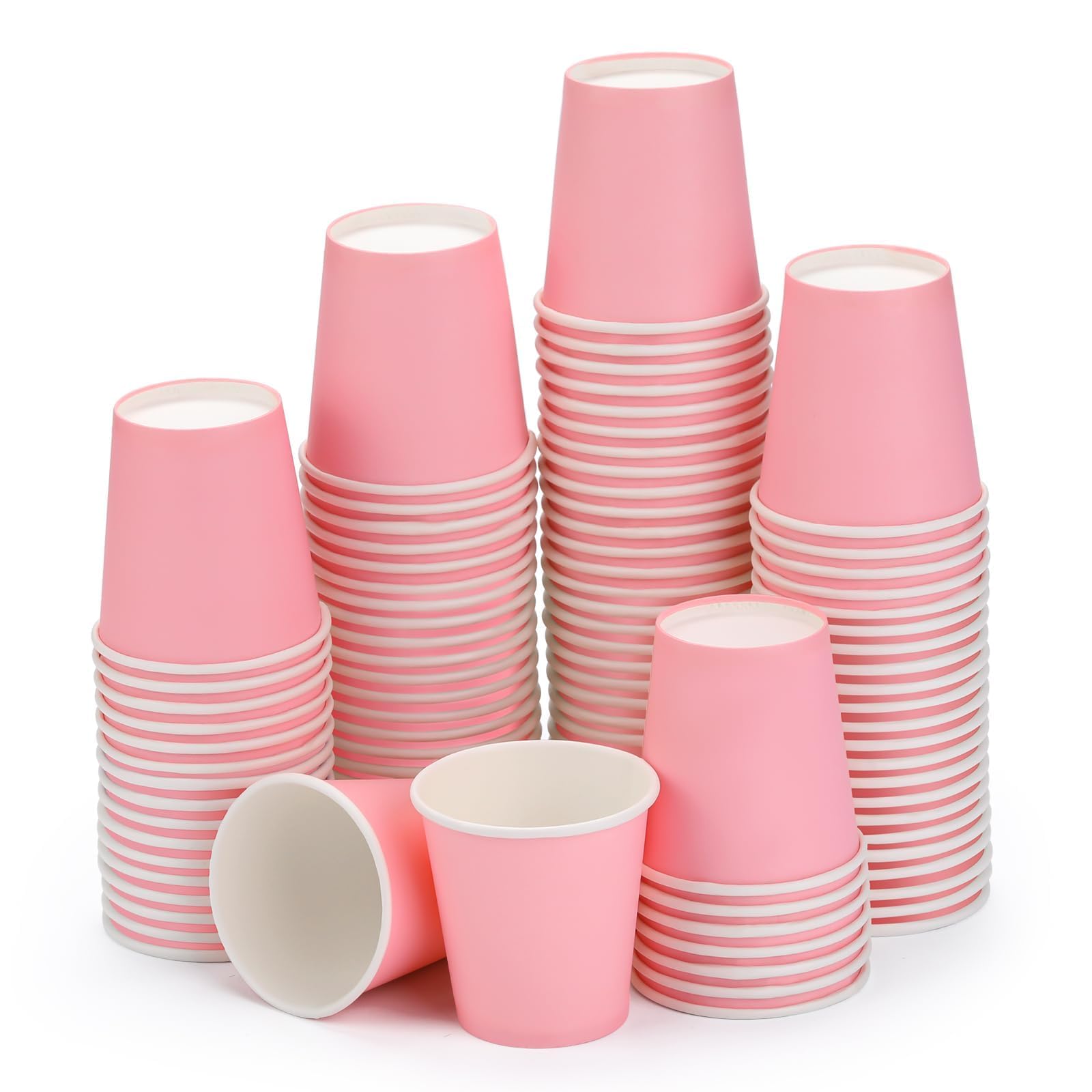Amazon.com: Wuadua 100 Pack 3 oz Paper Cups,Bathroom cups, Espresso ...