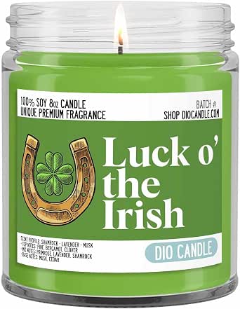 Amazon.com: Luck of the Irish Scented Candle - Smells Like Shamrock ...