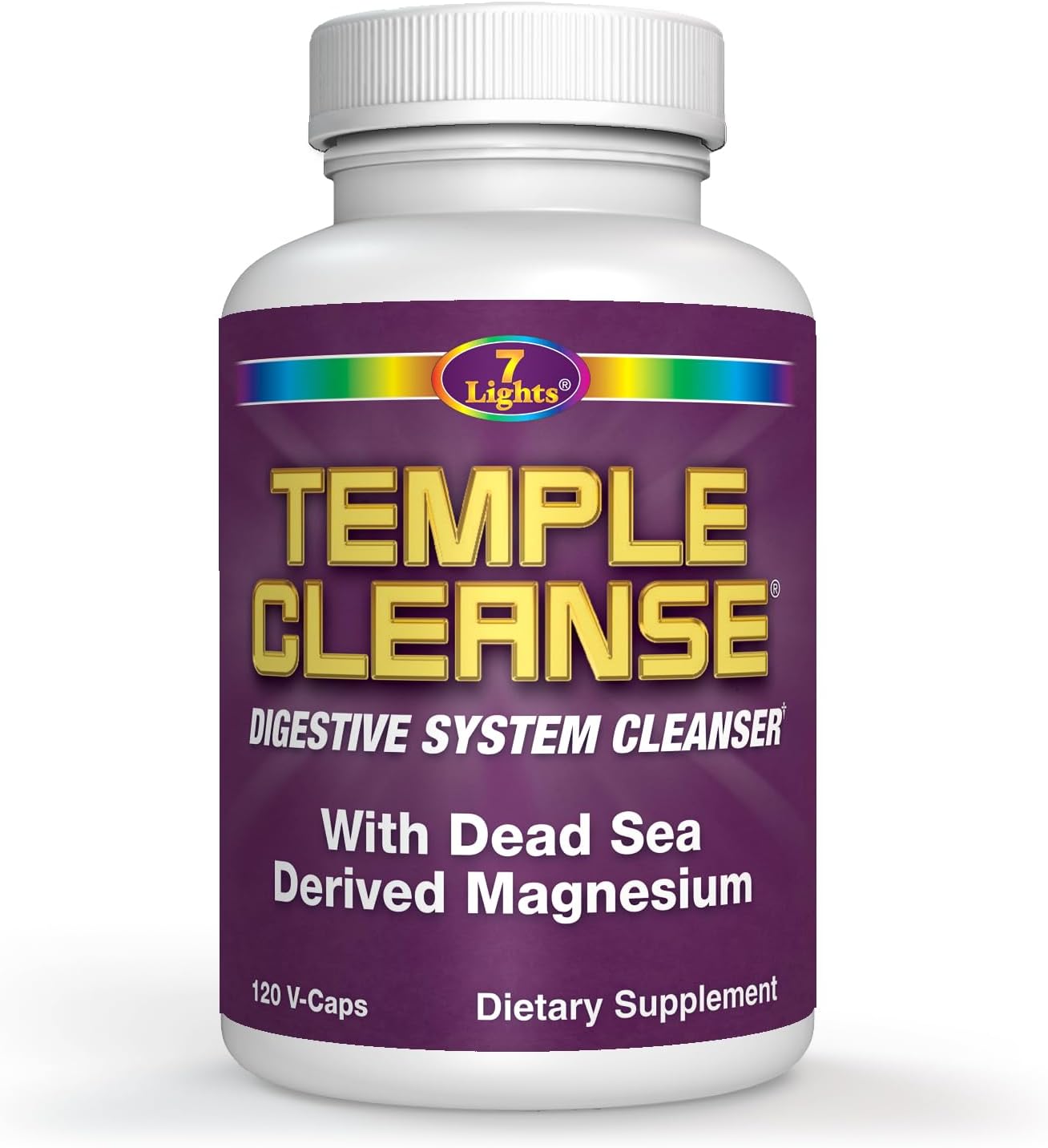 Amazon.com: 7 Lights Temple Cleanse 120 Capsules, Magnesium, Oxygen ...