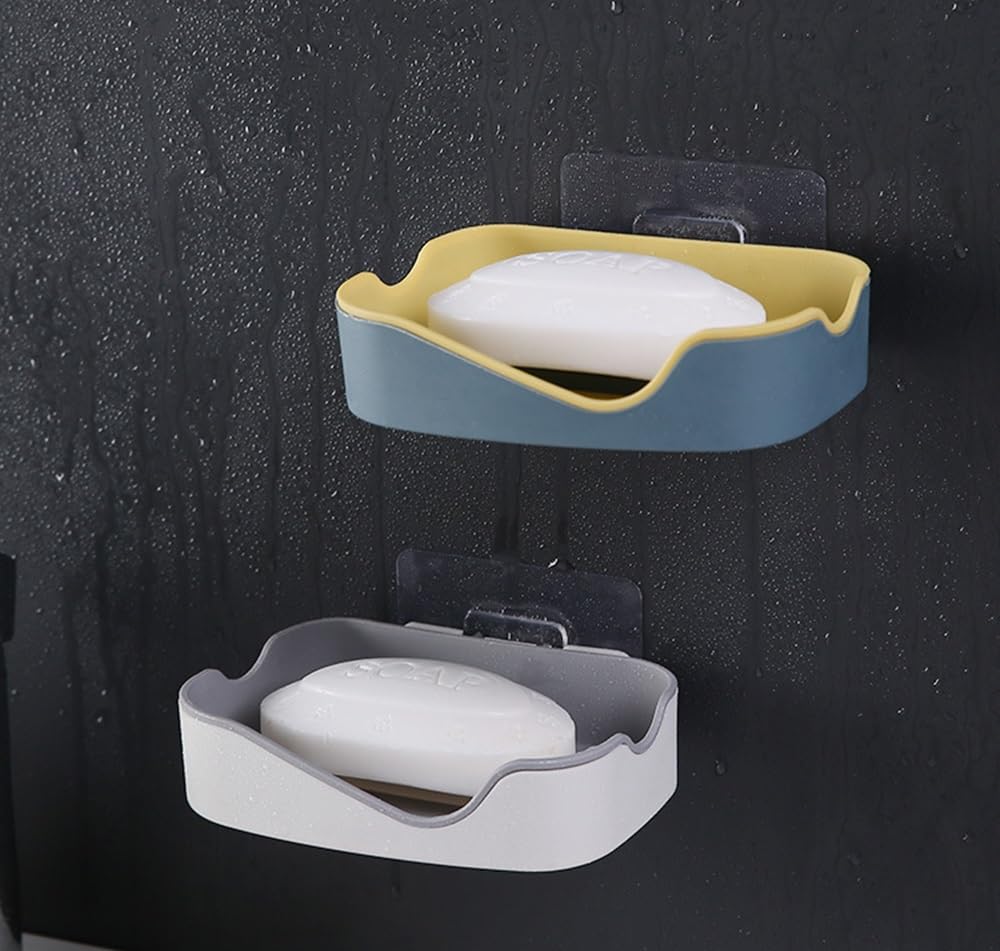 GEOCARTER Soap Holder Wall Mounted- Self Adhesive Soap Stand for ...