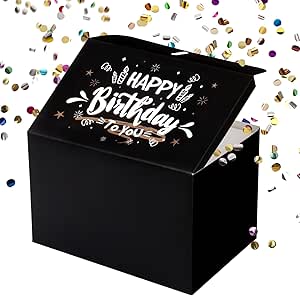 Explosion Gift Box Birthday Confetti Box Surprise DIY Happy Birthday ...