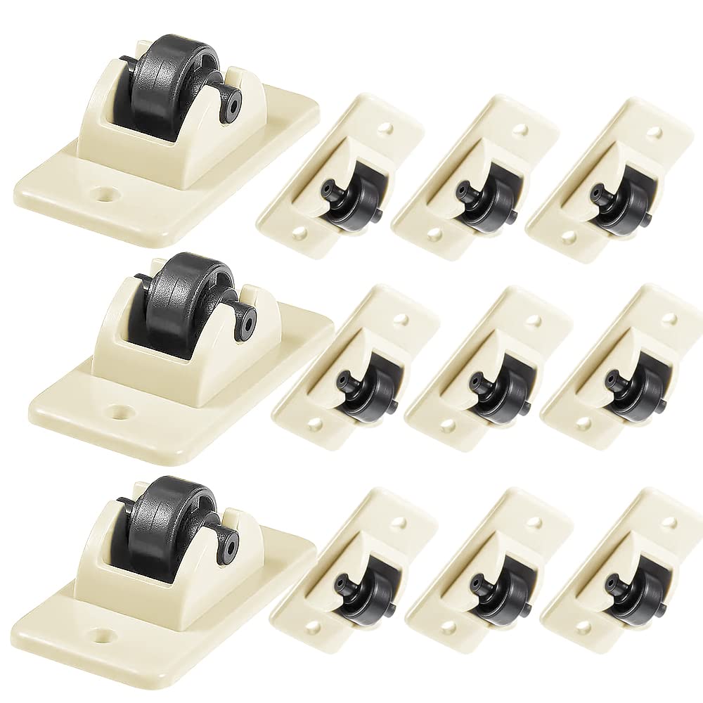 Self Adhesive Wheels Caster,12PCS Small Castor Wheels,Mini Self ...