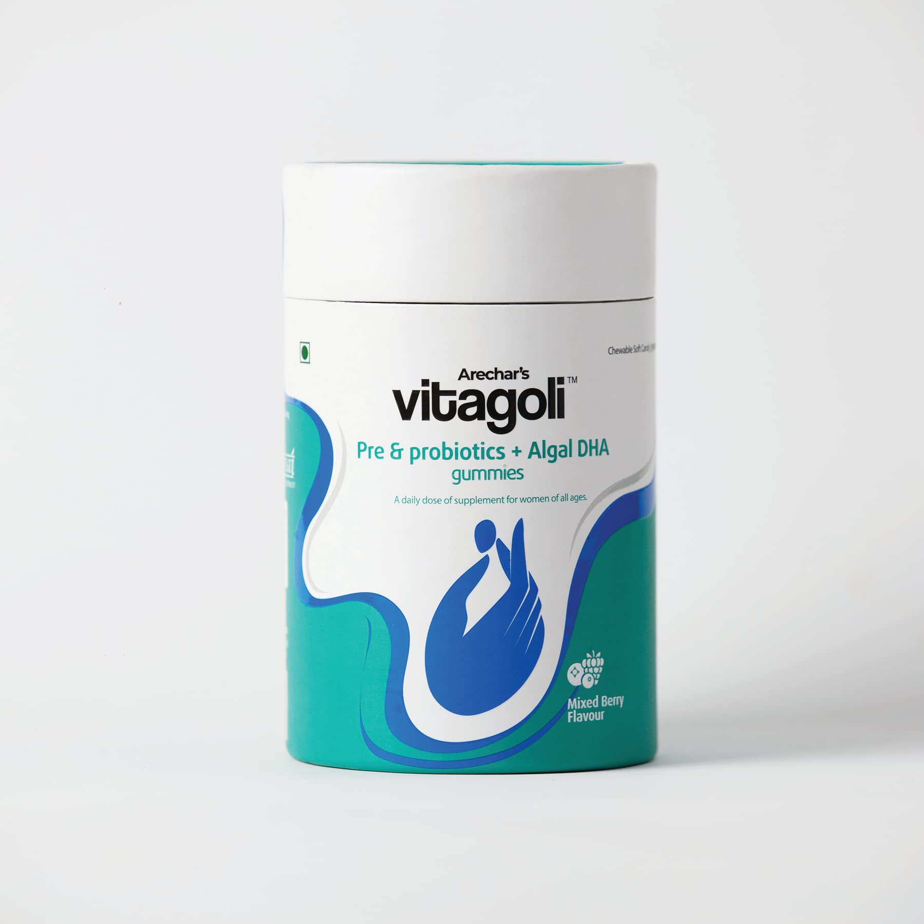 Buy Vitagoli Pre & Probiotics + Algal DHA Omega3 Vegan Gummies ...