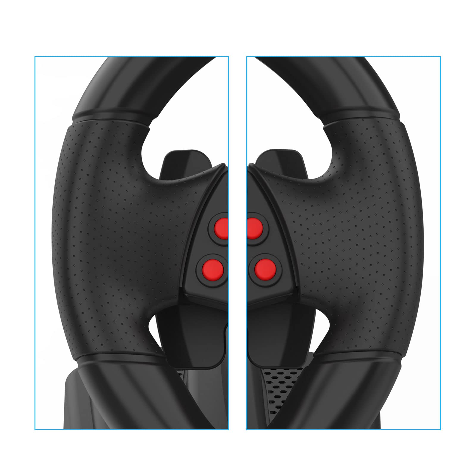 NBCP Racing Wheel,PS4 Steering Wheel Plug and Play Gaming Driving ...