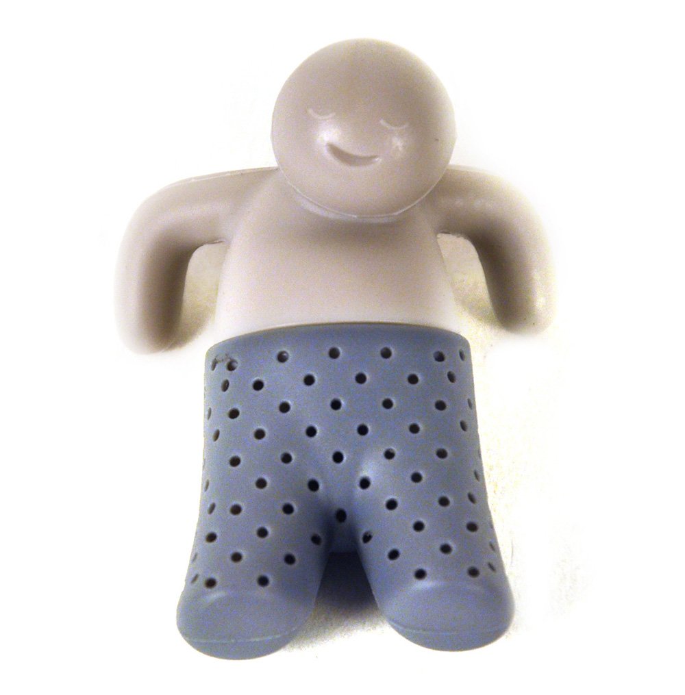 Snapklik.com : MR. TEA, Resuable Silicone Tea Infuser, Gray, Fun Gift ...