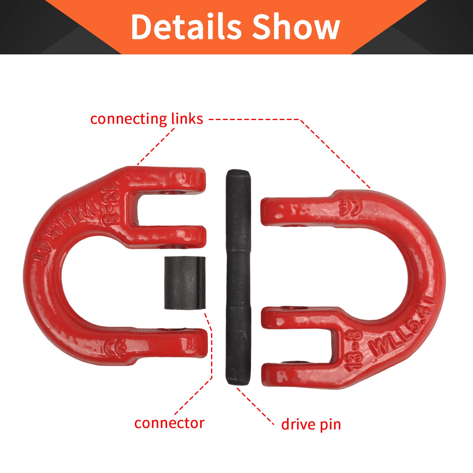 Snapklik.com : TBAPFS 1/2" Grade 80 Alloy Steel Hammerlock Coupling ...