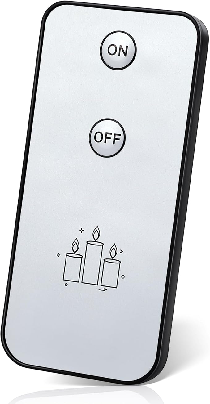 Amazon.com: Ceoighe On Off Remote for Realistic LED Candles, Compatible ...