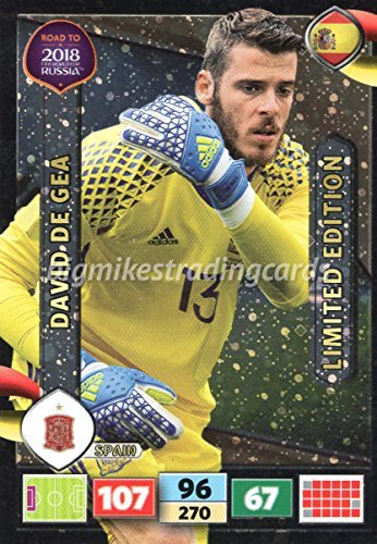 Amazon.com: ROAD TO WORLD CUP 2018 DAVID DE GEA (SPAIN) LIMITED EDITION ...