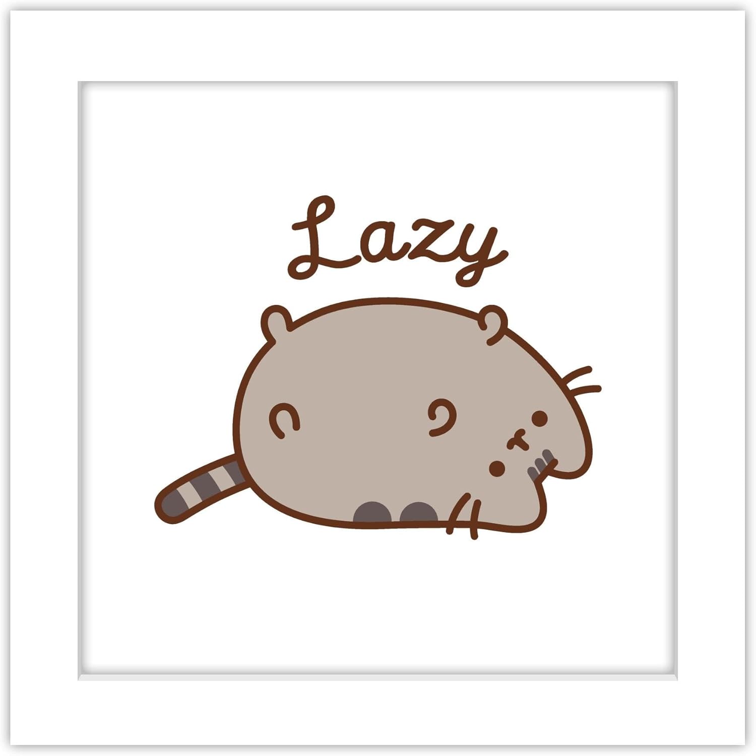 Amazon.com: Trends International Gallery Pops Pusheen - Lazy Wall Art ...