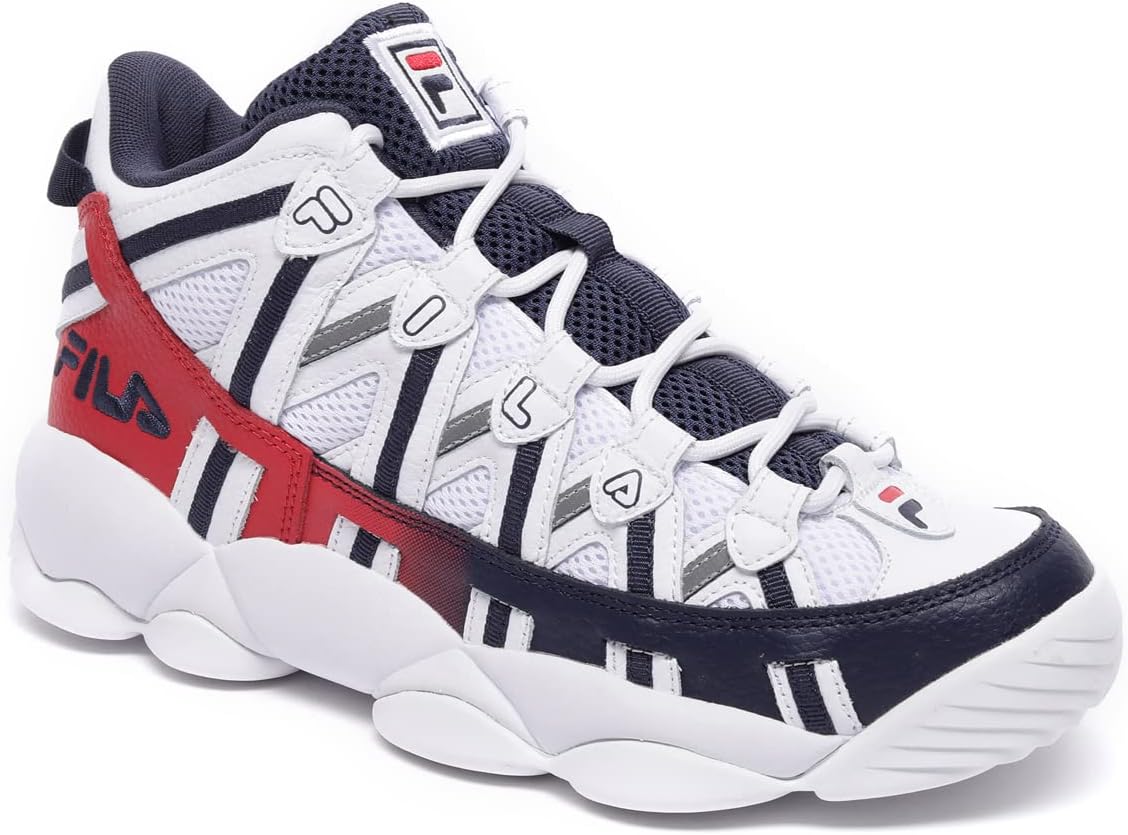 Amazon.com | Fila Mens Stackhouse SpaghettiSneakers, White, 11 UK ...