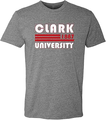 Amazon.com: Retro Clark University Unisex Premium Short Sleeve T-Shirt ...