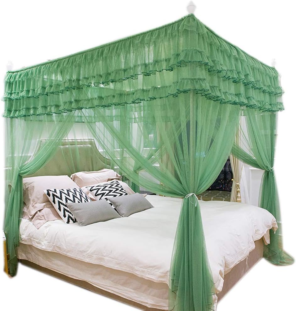 Amazon.com: Mosquito NET for Bed Canopy, Large Square Curtains ...