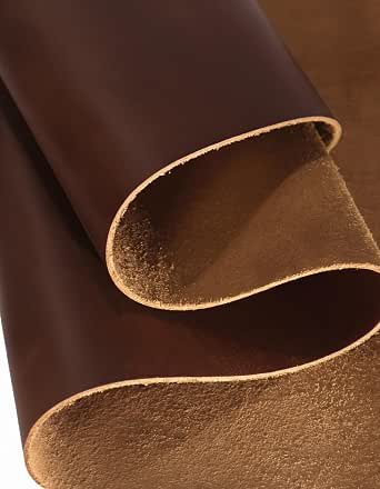 Amazon.com: Genuine Full Grain Leather Sheet for Tooling, Leather ...